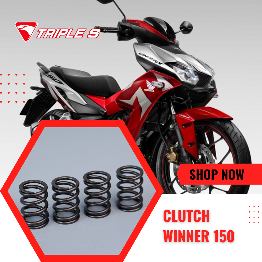 Lò xo nồi xe máy Triple S Clutch Winner 150 (D2.9*OD20.4*L27.1*5.0N)